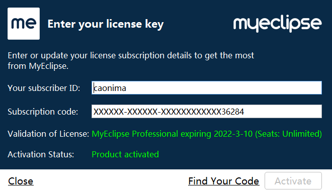 MyEclipse2016破解和激活_myeclipse 2016-CSDN博客