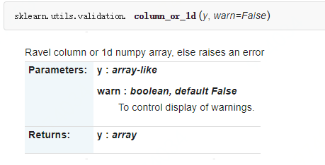 python：column_or_1d用法_column or 1d-CSDN博客