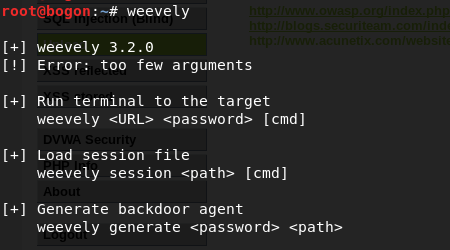 kali下的webshell工具--weevely_weevely报错-CSDN博客