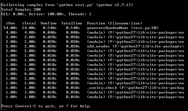 Python程序的采样分析神器py-spy模块实践_py-spy代码-CSDN博客