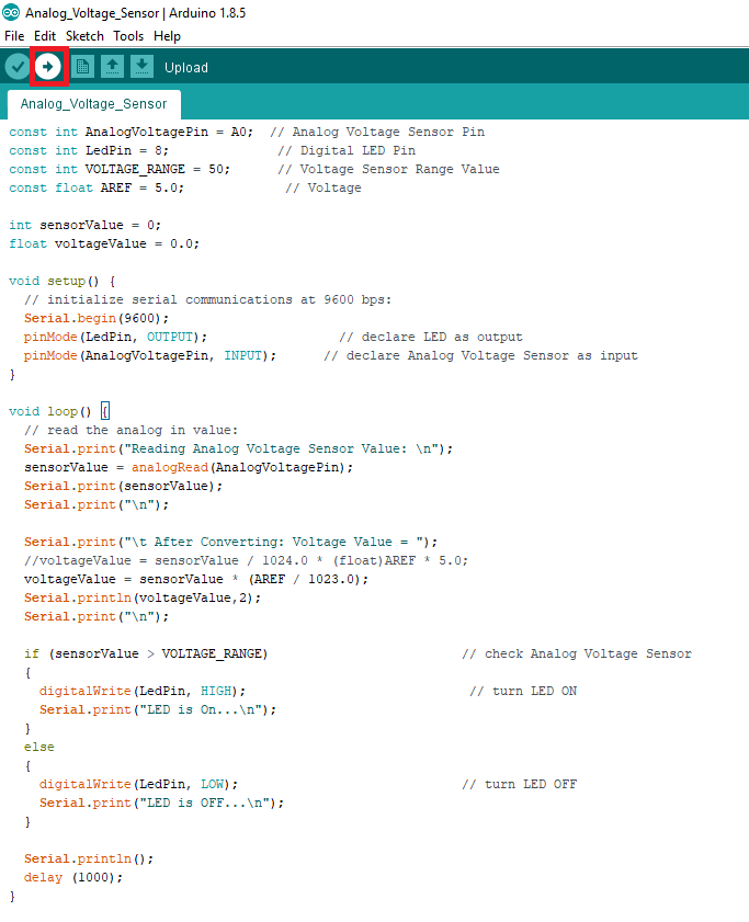 Arduino开发之Analog Voltage Sensor_arduino voltage sensor-CSDN博客