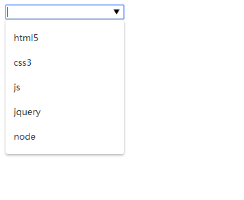 【前端】Html5自带输入框input带下拉列表，实时动态模糊查询，无需插件_input h5下拉搜索-CSDN博客