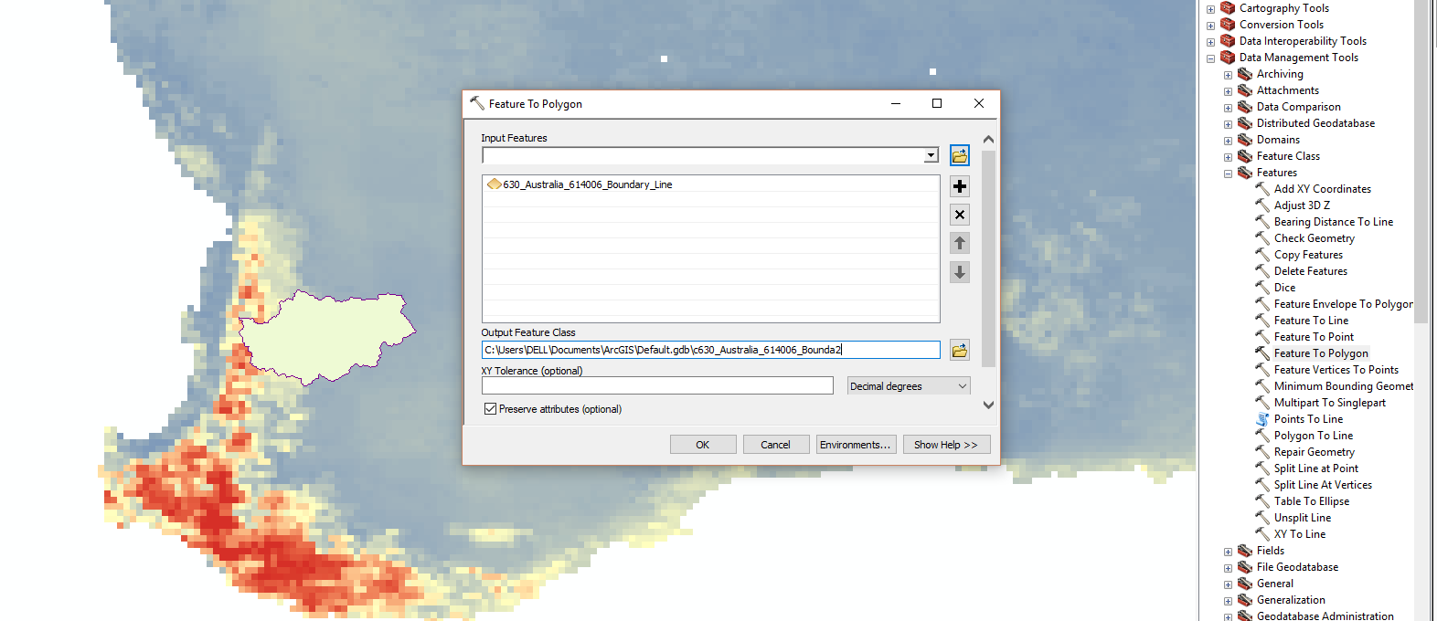 Arcgis 只有边界线的情况下如何截取目标区域（掩膜裁剪）_arcgis如何裁剪出自己想要的区域-CSDN博客