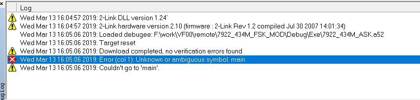 iar embedded workbench 错误 Error (col 1): Unknown or ambiguous symbol. main-CSDN博客