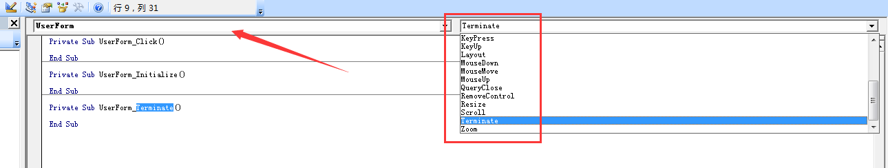Vba Excel 实践（二）excel窗体事件、方法及excel窗体属性vba窗体 Csdn博客
