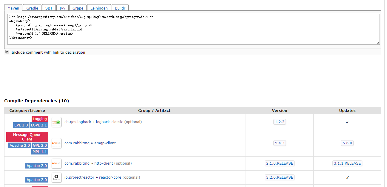 spring 集成rabbitmq 遇到的问题：版本配置_spring-rabbit版本选择-CSDN博客
