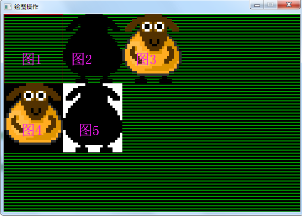EasyX基于三元光栅操作的透明贴图法_easyx掩码图作用-CSDN博客