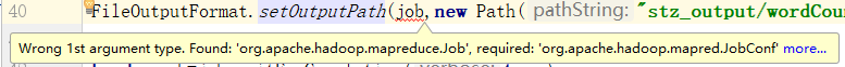 MapReduce设置输出路径 Job类型参数格式错误_setoutputpath划红-CSDN博客