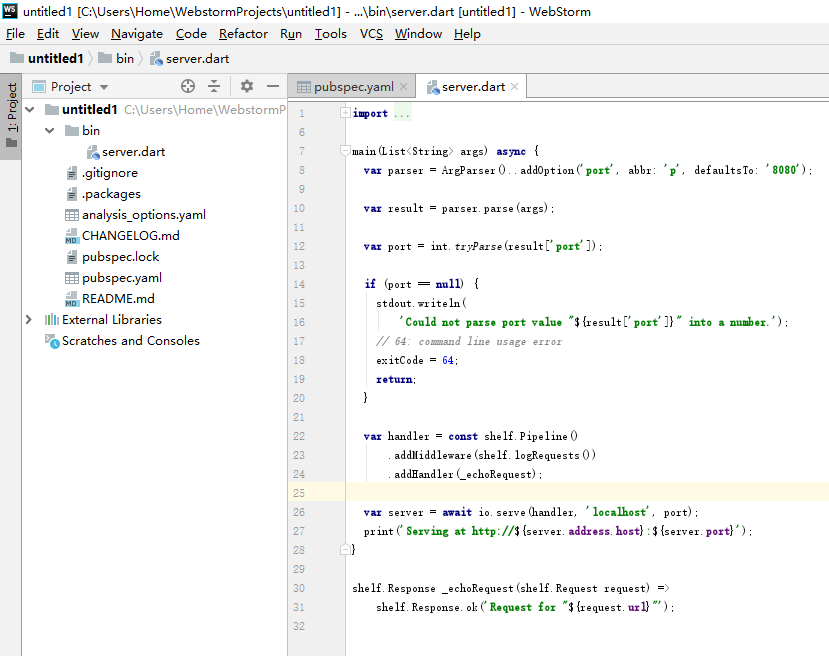 Dart Server开发环境搭建及新建运行项目-CSDN博客