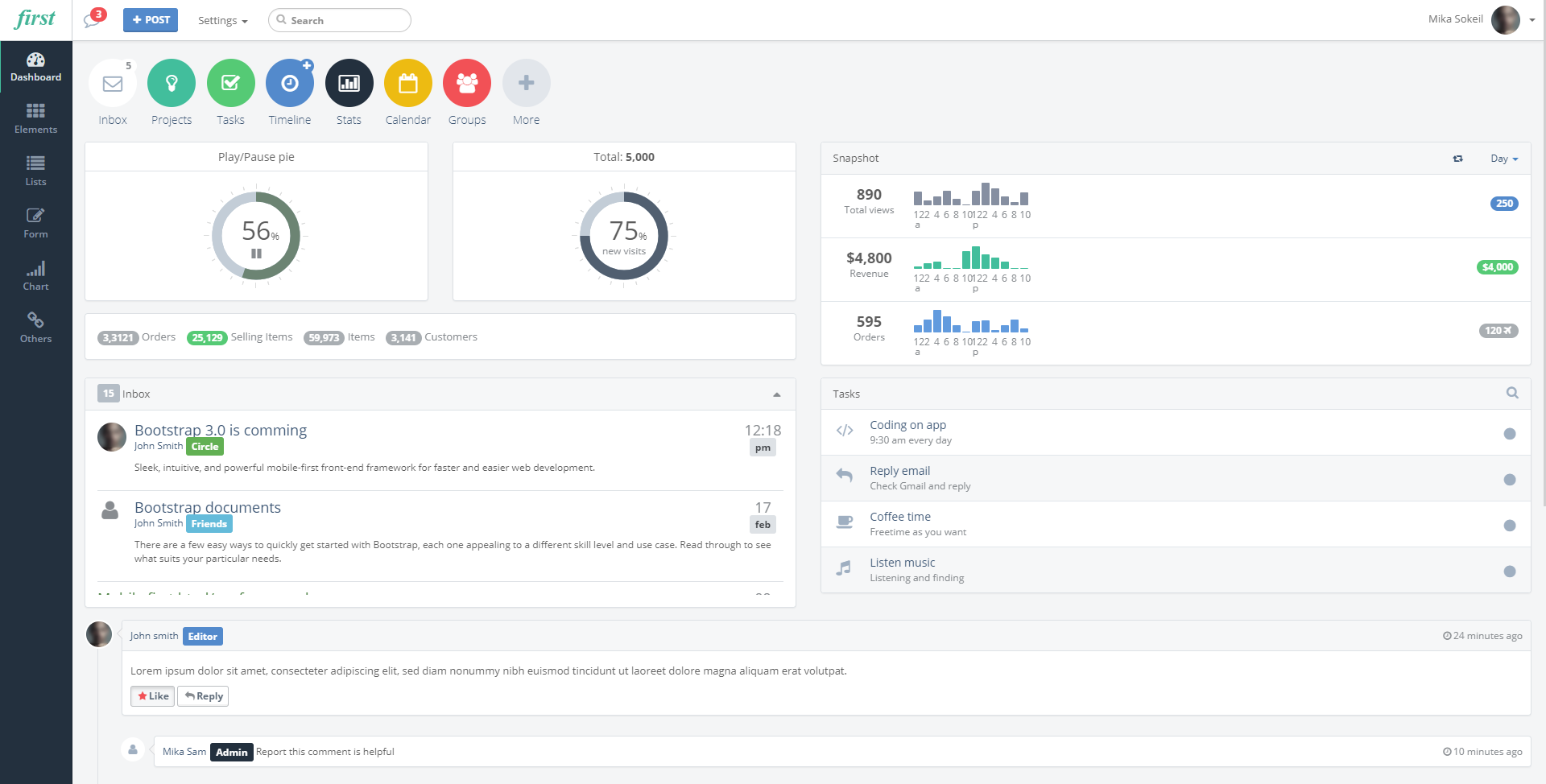 39个前端精美后台模板（简单实用）_cameoadmin wms-CSDN博客