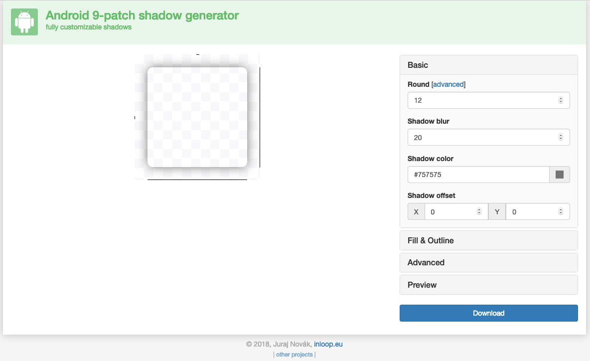 Android 制作.9.png图片之利用Android 9-patch shadow generator-CSDN博客
