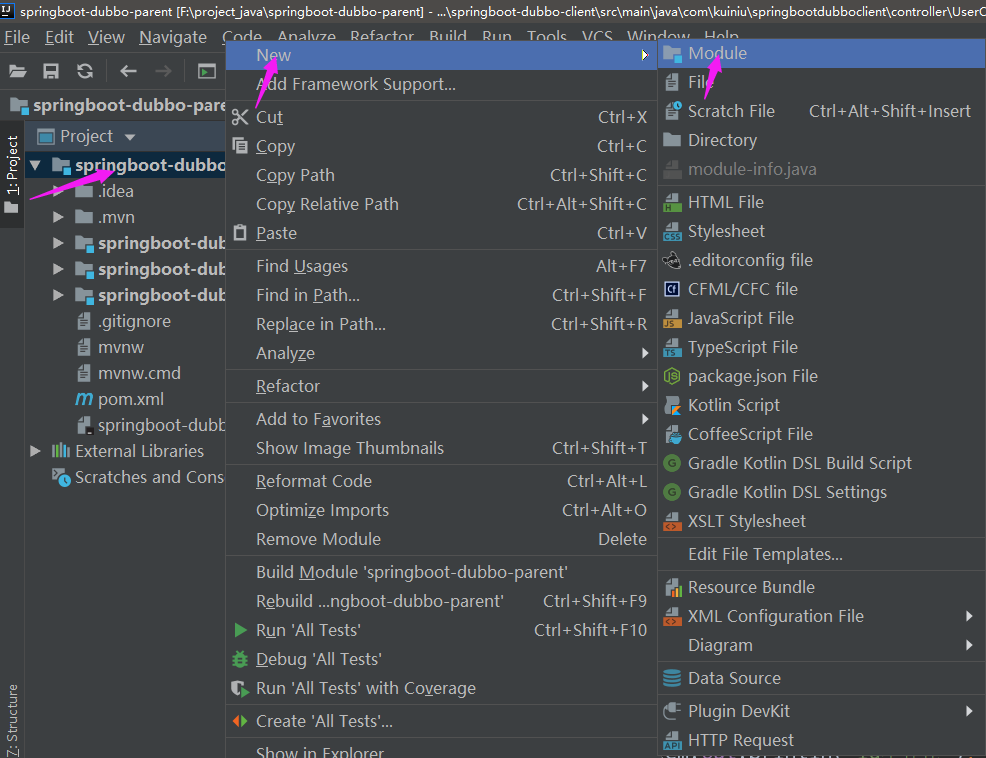 Springboot+dubbo+maven构建多模块项目（一）_springboot+dubbo+maven多模块部署-CSDN博客