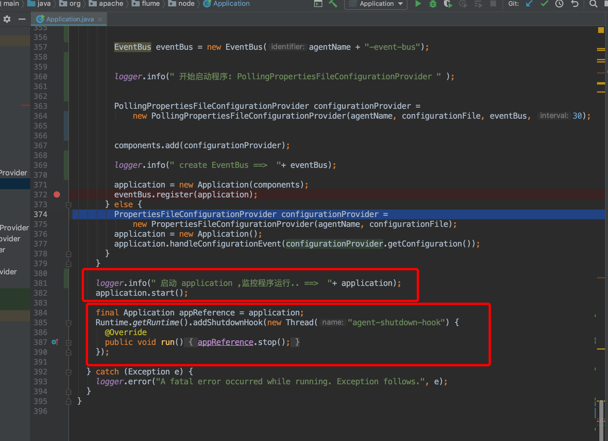 Flume 1.9.0 源码解析 : 一篇文章弄清Flume 程序启动流程_org.apache.flume.node.pollingpropertiesfileconfigu-CSDN博客