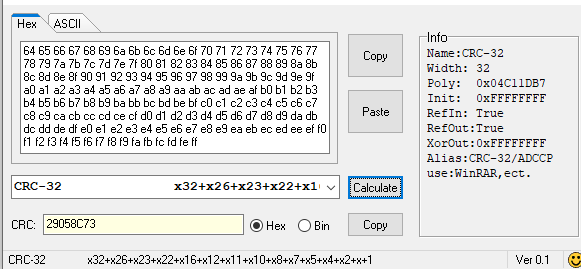 [数据结构和算法]CRC8/CRC16/CRC32常见几个标准的算法及C语言实现_crc32常见的标准-CSDN博客