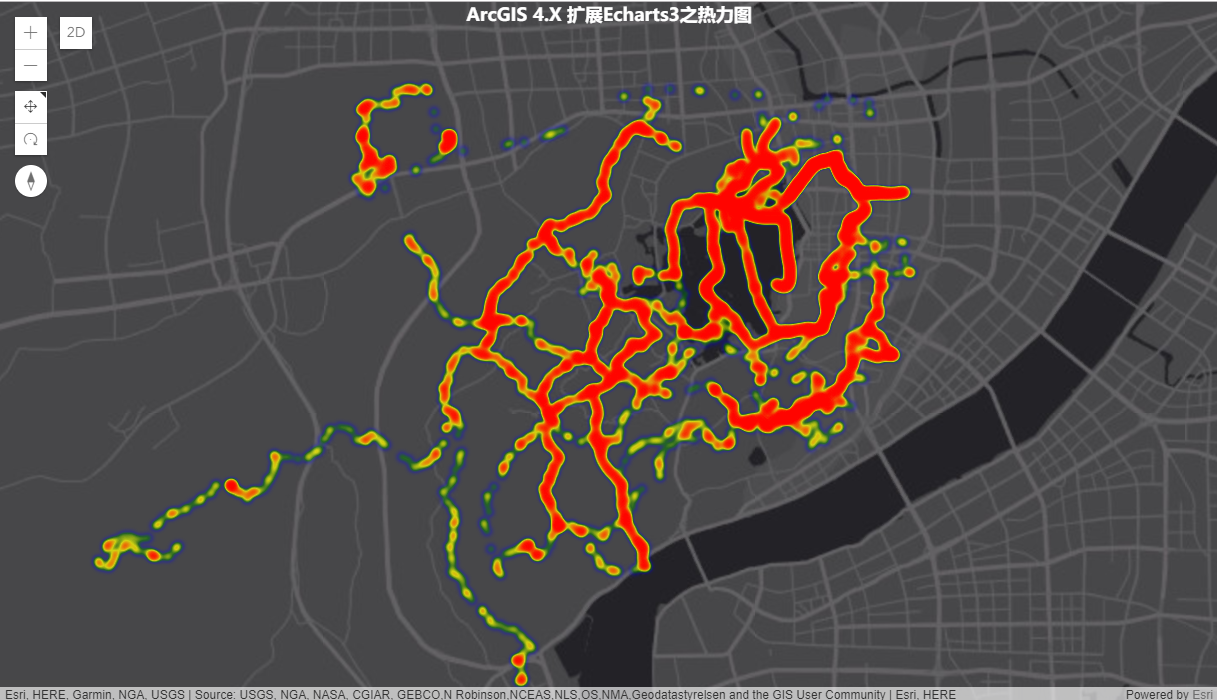 基于ArcGIS JS API 4.x集成echarts，实现迁徙图、散点图、热力图、柱状图、折线图、饼图-CSDN博客