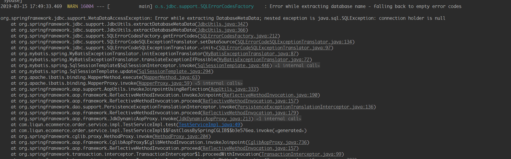 记耗时较长事务引起异常could Not Retrieve Transaction Read Only Status From Server Csdn博客