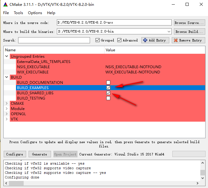 VTK8.2.0在Windows10+VS2017+Qt 5.12环境下编译安装-CSDN博客