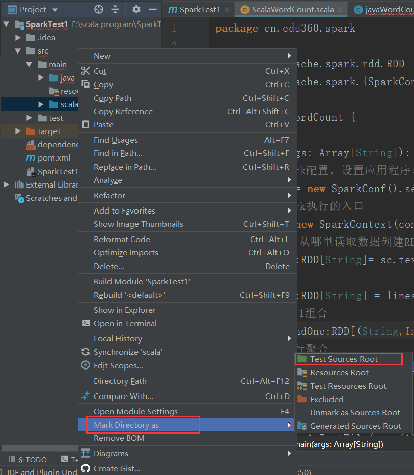 在IDEA中用Scala编写WordCount程序并且上传到集群中运行_自拟文本文档,采用scala语言实现wordcount-CSDN博客