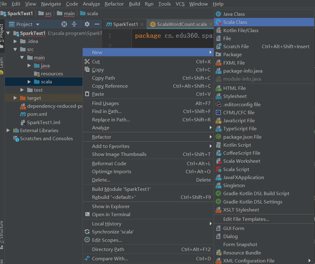 在IDEA中用Scala编写WordCount程序并且上传到集群中运行_自拟文本文档,采用scala语言实现wordcount-CSDN博客