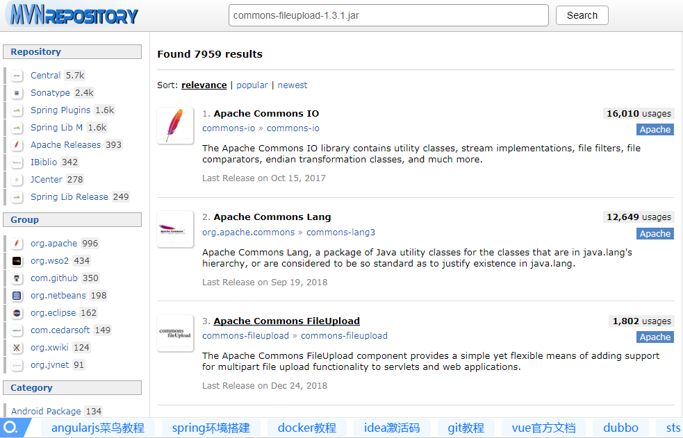 Maven —— 导入指定名称或版本的jar包依赖_commons-fileupload依赖导入、-CSDN博客