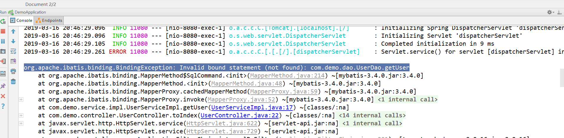 Org Apache Ibatis Binding Bindingexception Invalid Bound Statement