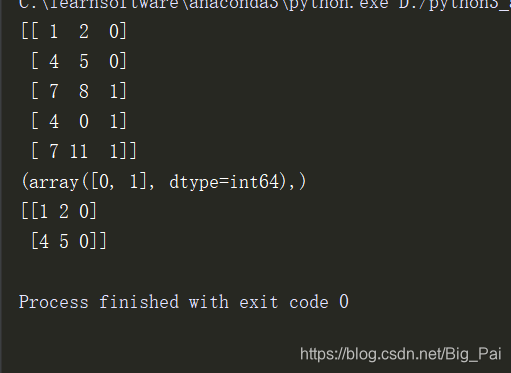 Numpyndarray 对特定行或列取值np的array根据行列取值 Csdn博客