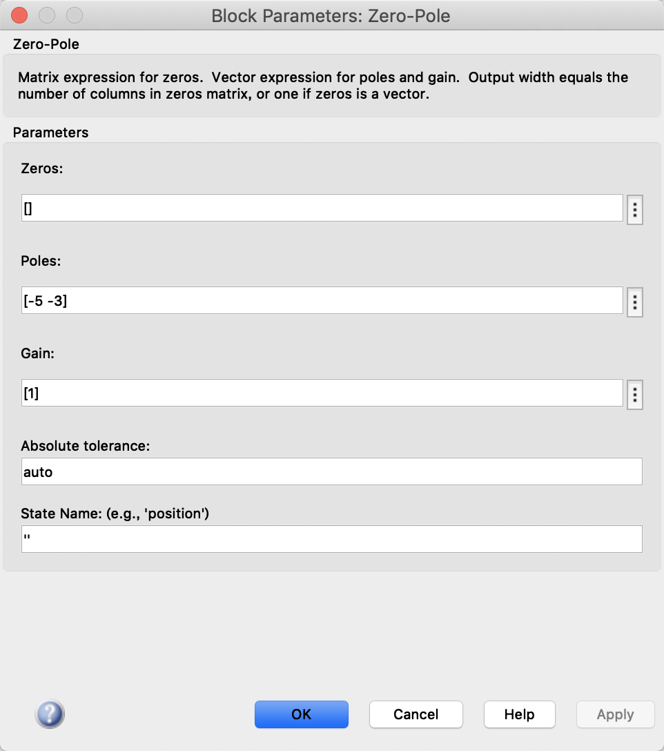问题1:Simulink中Zero-Pole系数如何设置?_zero-pole怎么改函数-CSDN博客
