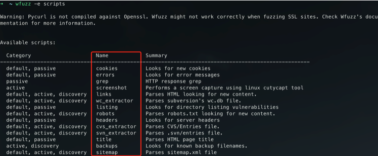 WFUZZ使用教程-CSDN博客