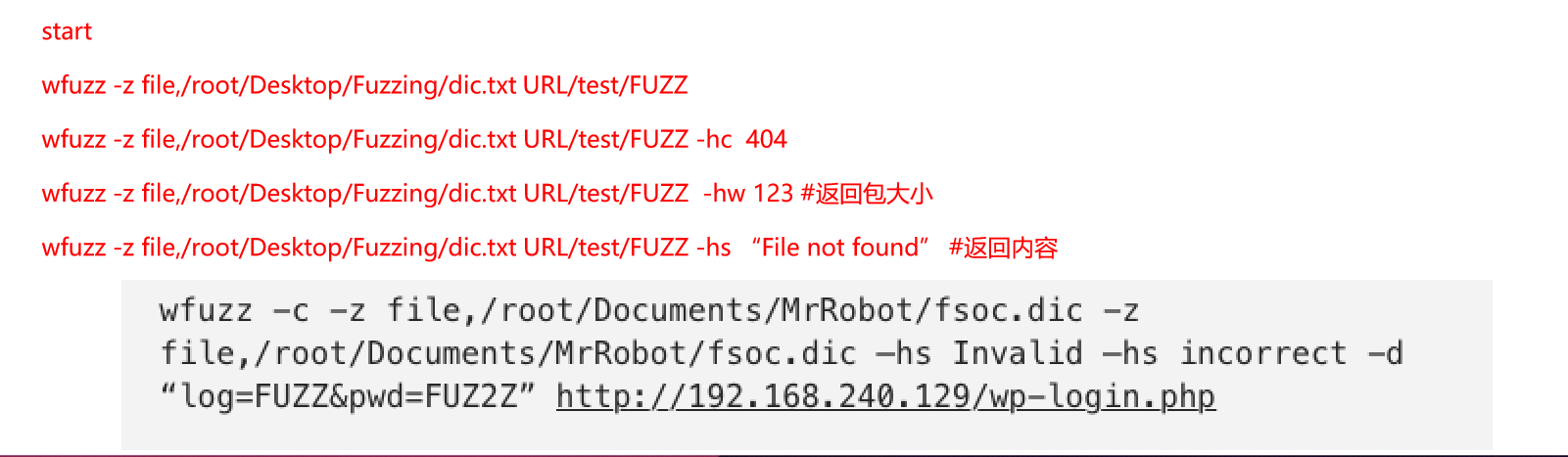 WFUZZ使用教程-CSDN博客