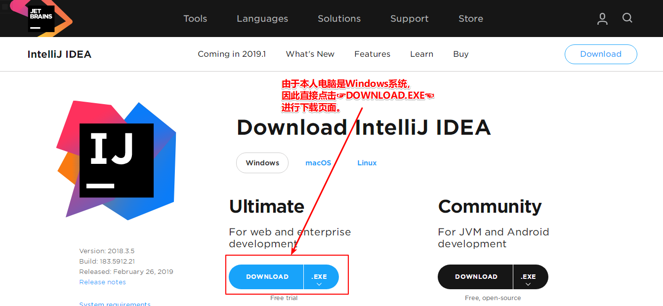 如何在Win10系统下的IntelliJ IDEA 2018.3.5下载与安装以及激活教程_config or installation folder-CSDN博客