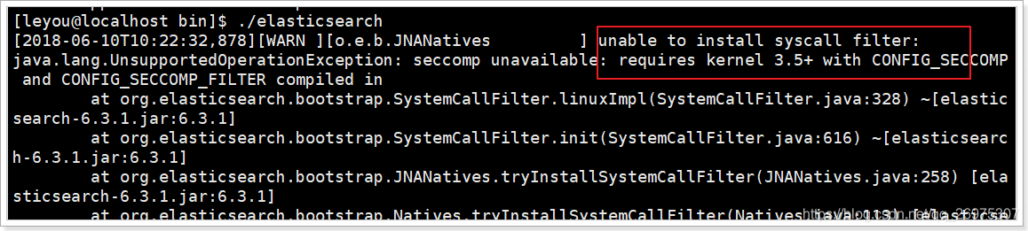 Elasticsearch启动报错:unable To Install Syscall Filter Elasticsearch Unable To Install Syscall
