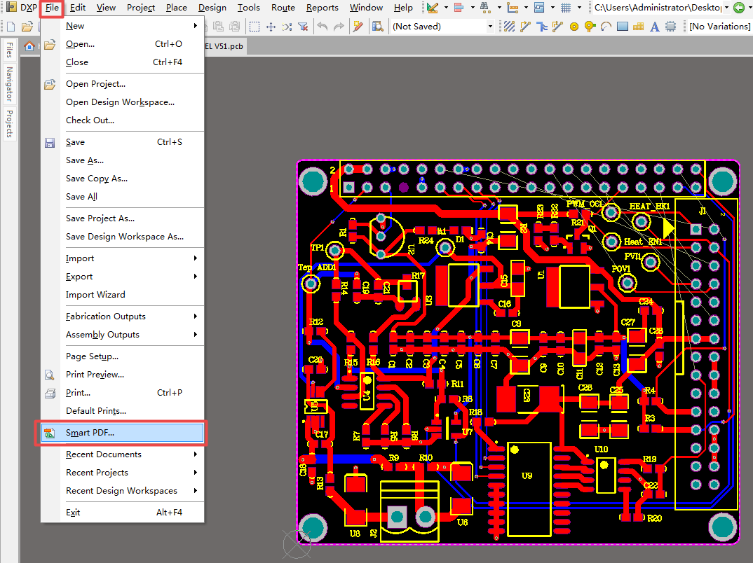 Altium Designer 打印PCB板元件位置图-CSDN博客