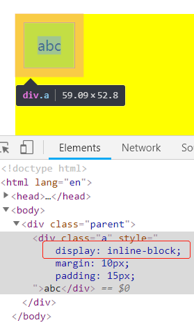 inline, inline-block, block 区别 & 宽高设置 & 与margin、padding共用失效情况 整理_css span 包含 img 时, inline-block ...