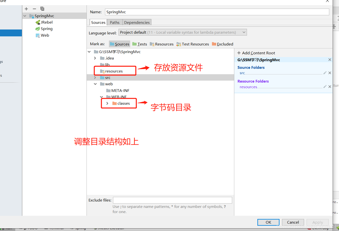 Idea搭建springmvc环境 文件结构目录 Xml 文件配置详解 Idea Mvc Xml Csdn博客