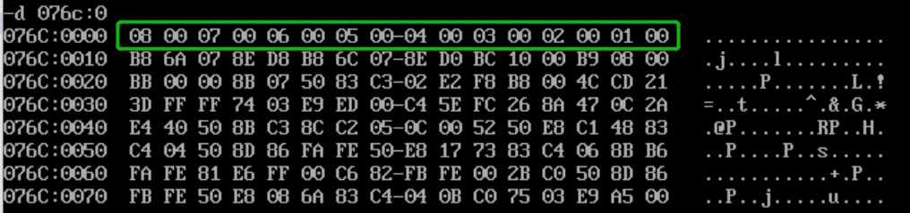 汇编语言 用push指令将a段中的前8个字形数据，逆序存储到b段中用push指令将a段中的前8个字型数据逆序存储到b段中 Csdn博客