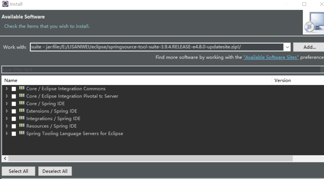 eclipse搭建spring boot，安装Spring Tool Suite （Could not find jar:file）（一）-CSDN博客