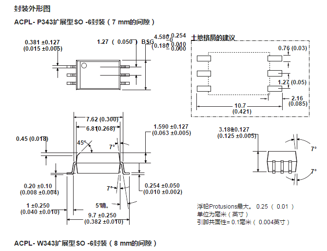 ACPL-W343-500E 输出电流IGBT栅极驱动光电耦合器4.0安培AVAGO_acpl-p343技术手册-CSDN博客