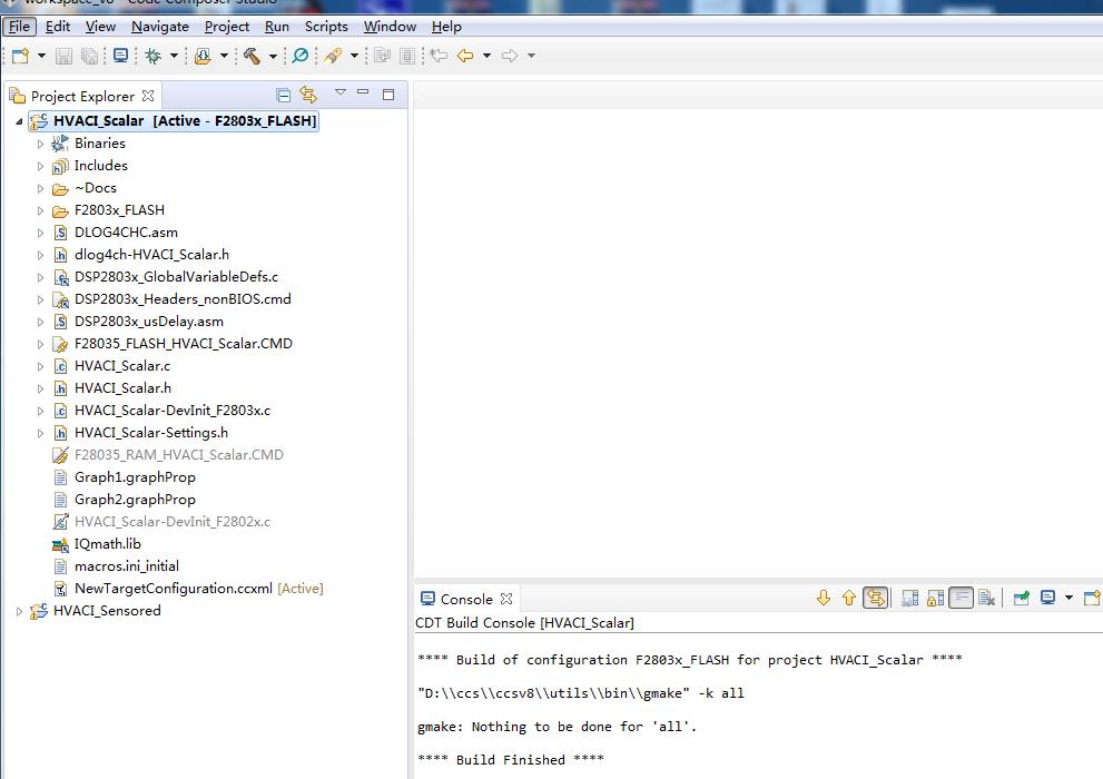 gmake: No rule to make target `C:/ti/controlSUITE2_DMC Rev/device_support/f2803x/v122/DSP2803x_h ...