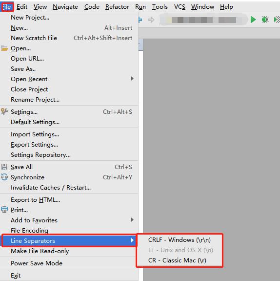 IntelliJ newline CRLF, LF, CR interpretation and default settings - Programmer Sought