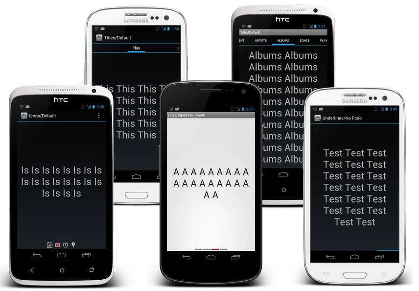 Circular page indicator for Android custom controls CirclePageIndicator with swipe effect ...