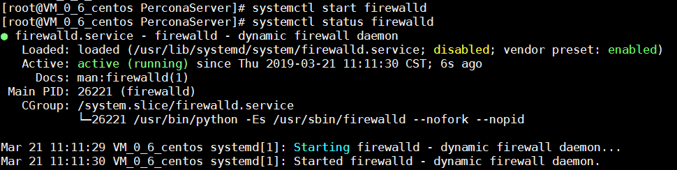 CentOS7出现“FirewallD is not running”_北辰-CSDN博客_centos7 firewalld is not running