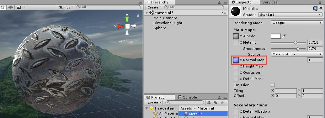 Unity开发备忘录000005：用unity标准着色器构建金属材质效果（一）老孙头 Csdn博客 