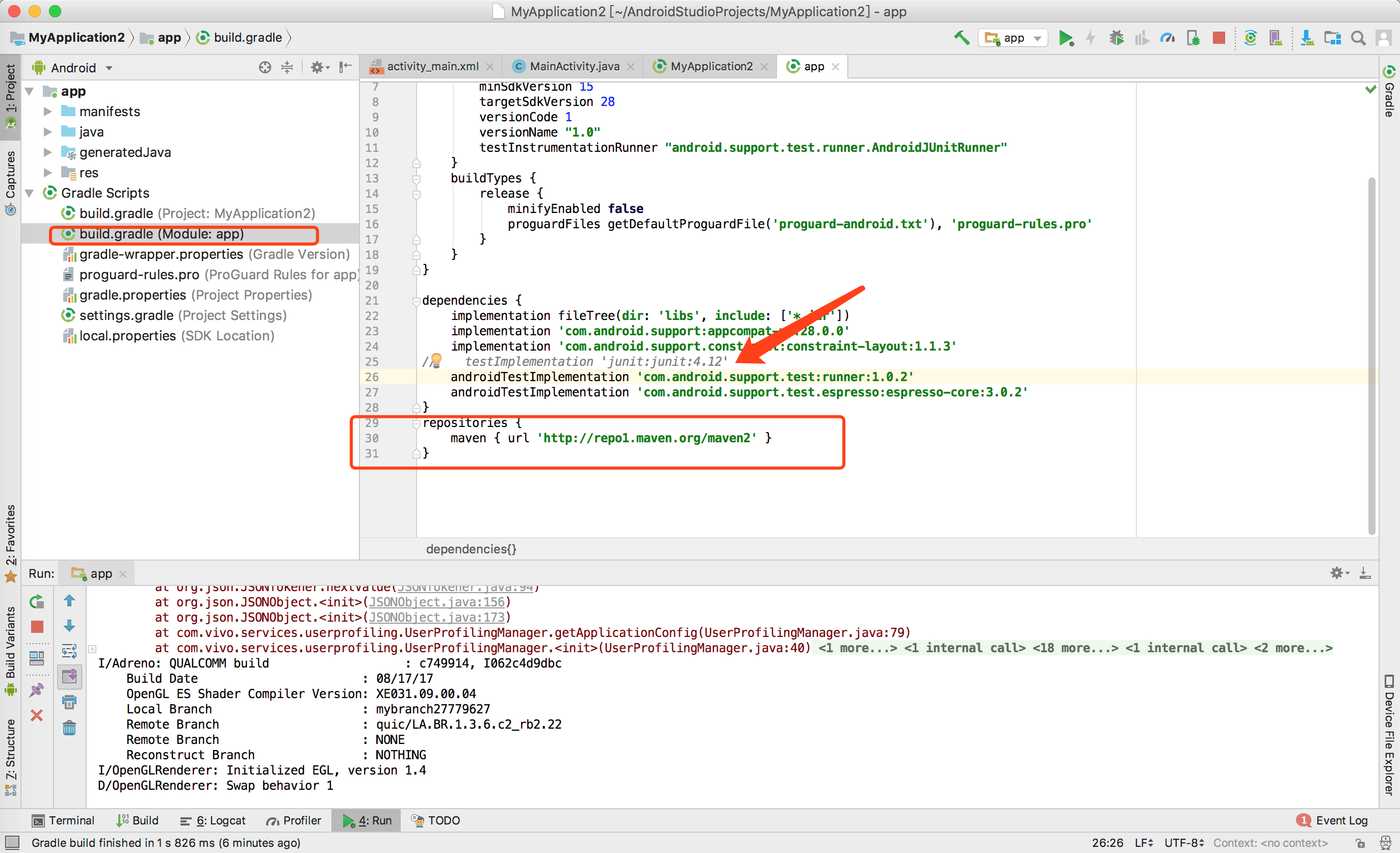 Could not HEAD 'https://jcenter.bintray.com/junit/junit/4.12/junit-4.12.pom'. Received status ...