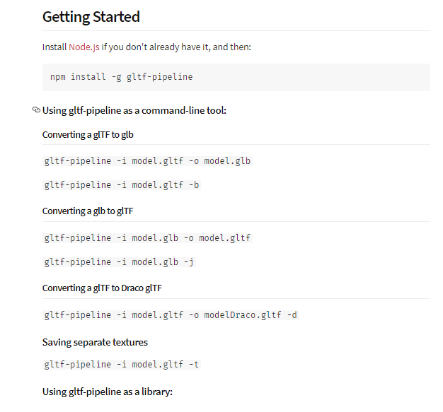 gltf-pipeline 压缩gltf模型_默茉的博客-CSDN博客