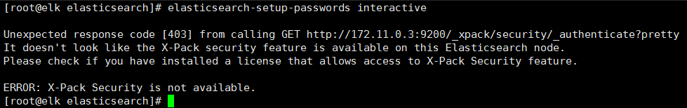 Elk设置密码，elasticsearch设置密码error X Pack Security Is Not Available Csdn博客 