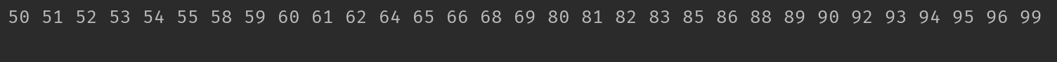 逢7过python实现用python代码3、打印100以内的整数遇到7的倍数或者含7的数字跳过。 Csdn博客