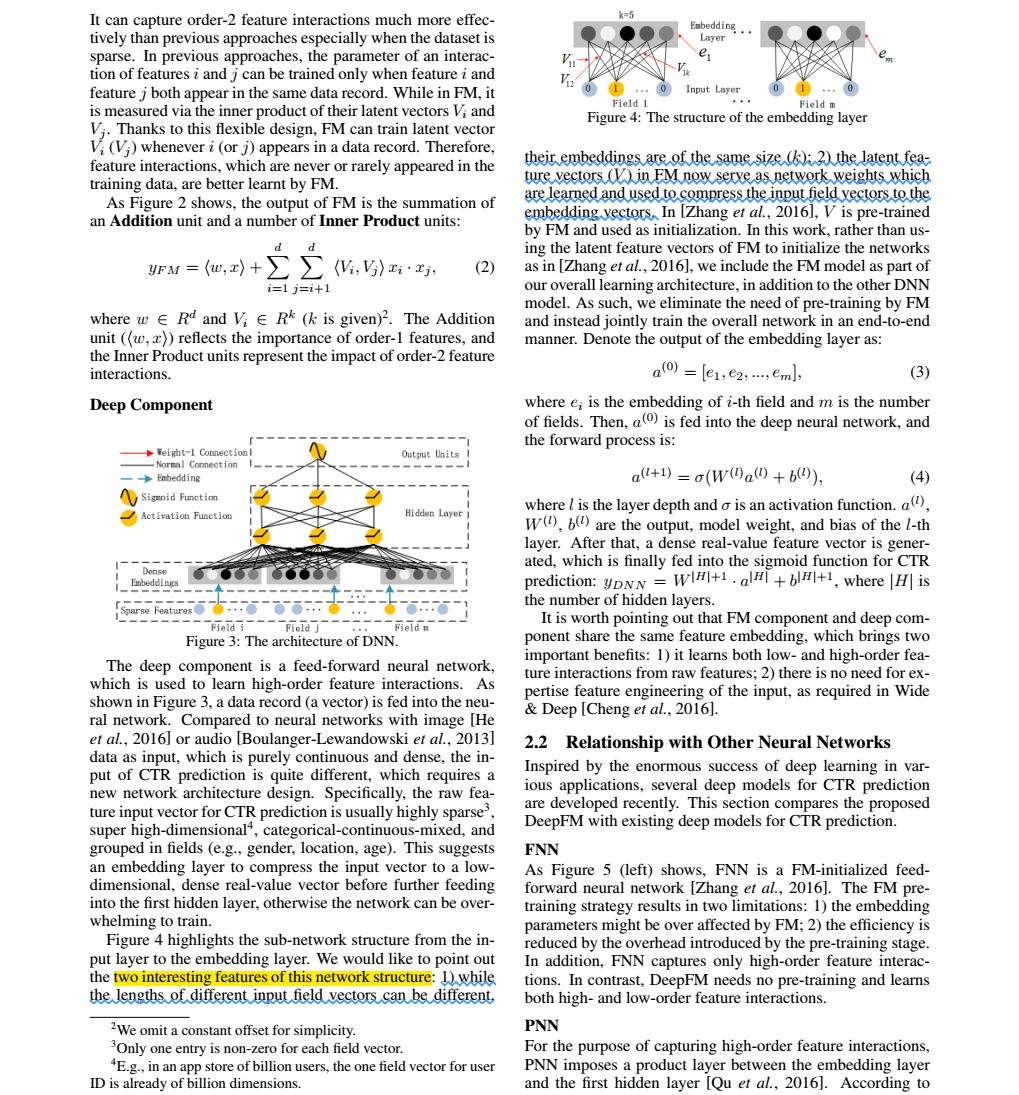 《DeepFM: A Factorization-Machine based Neural Network for CTR Prediction》 DeepFM 模型及python代码_推荐 ...