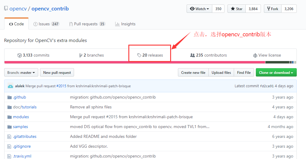 安装opencv3.4.5+opencv_contrib3.4.5详细教程_github opencv3.4.5-CSDN博客
