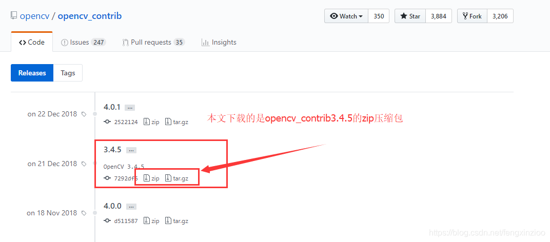 安装opencv3 4 5 Opencv Contrib3 4 5详细教程 Github Opencv3 4 5 Csdn博客