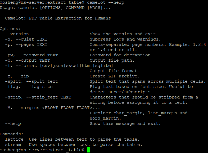 Camelot:从pdf中提取表格数据_camelot教程-CSDN博客